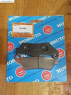 רפידות ברקס של חברת MOSSUTO - מספר FA181 | אביזרים וחלפים | רפידות ברקס