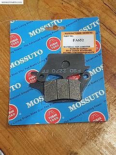 רפידות ברקס של חברת MOSSUTO - מספר FA652 | טרקטורונים | רפידות ברקס