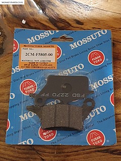 רפידות ברקס של חברת MOSSUTO - מספר 2cm-F5805-00 - FA652 | מבצעים